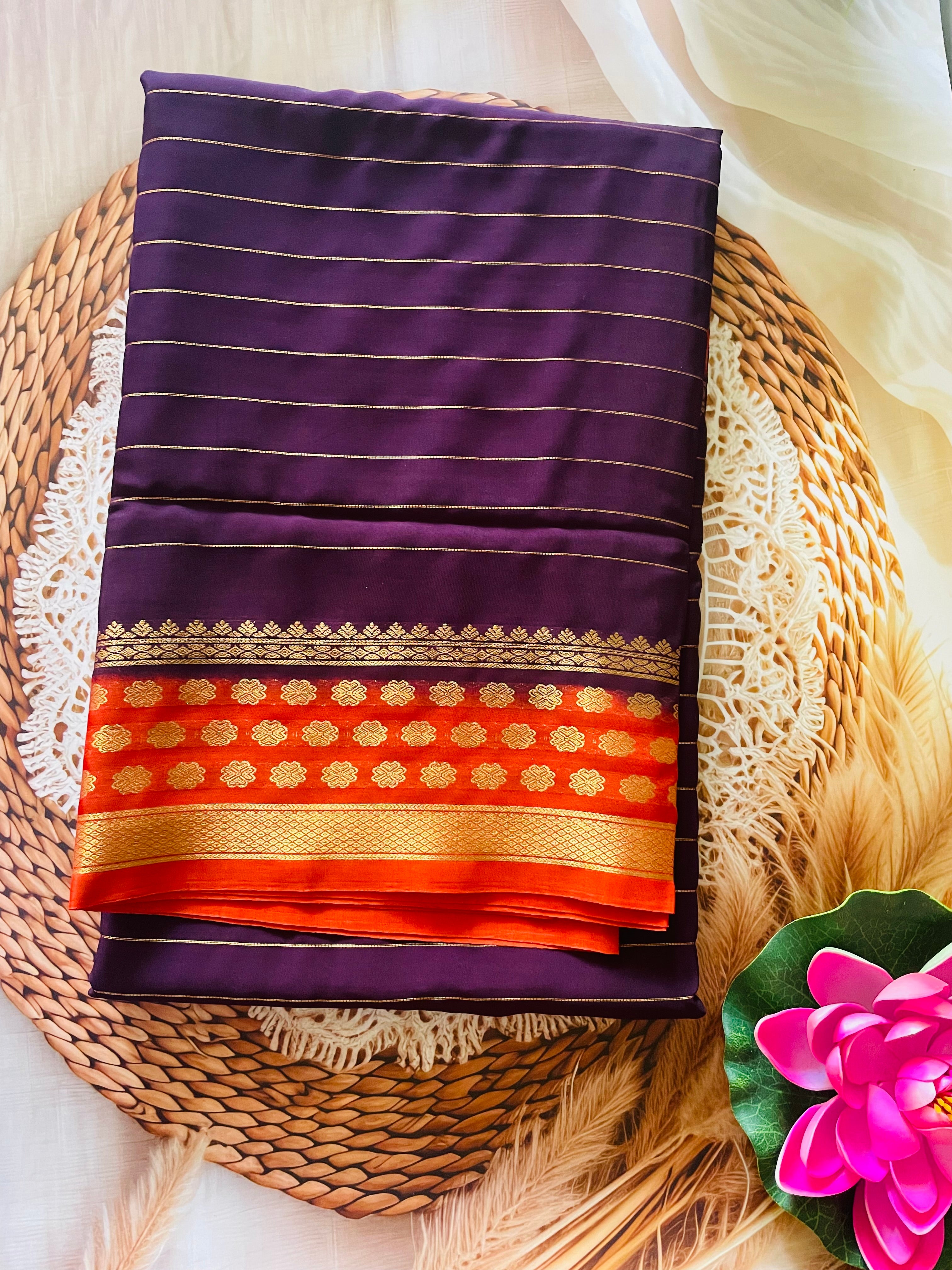 SEMI MYSORE SILK-032 – Sringara by Smitha Gowda