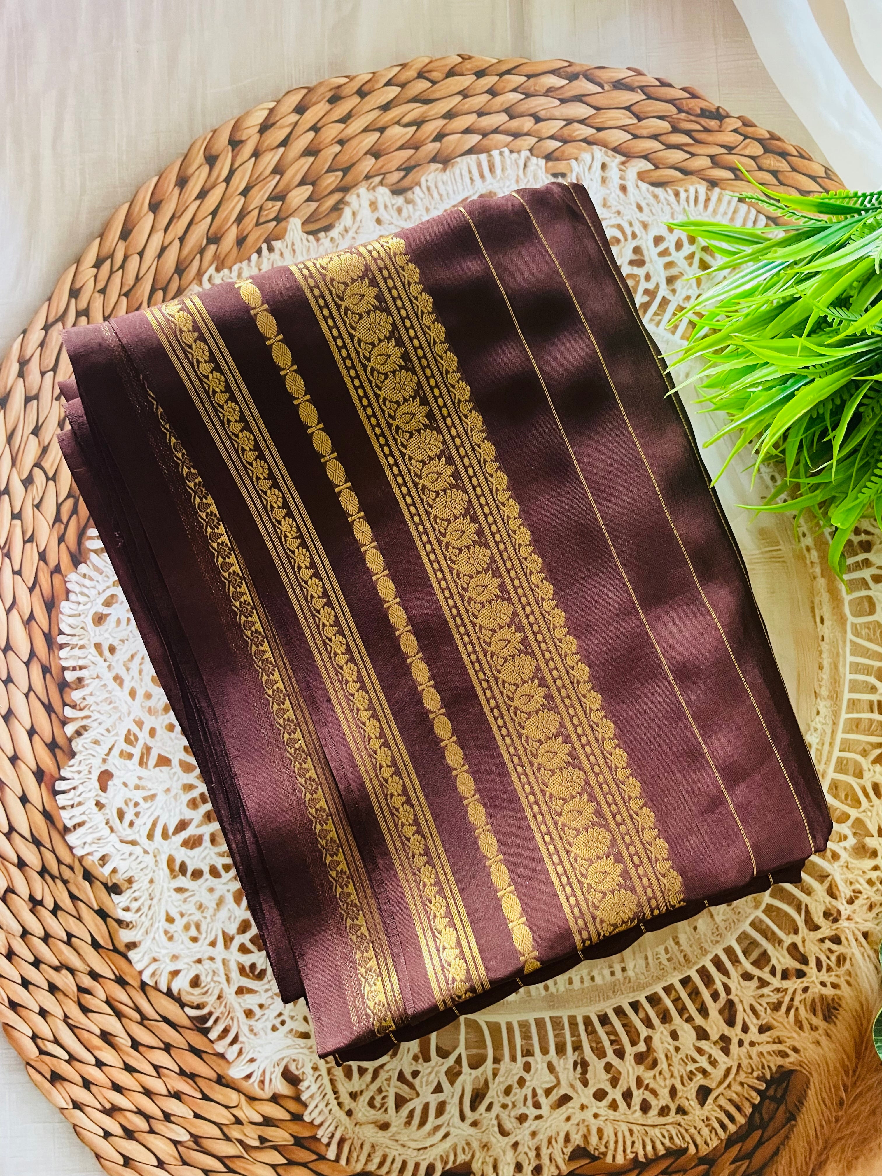 SEMI MYSORE SILK-025 – Sringara by Smitha Gowda